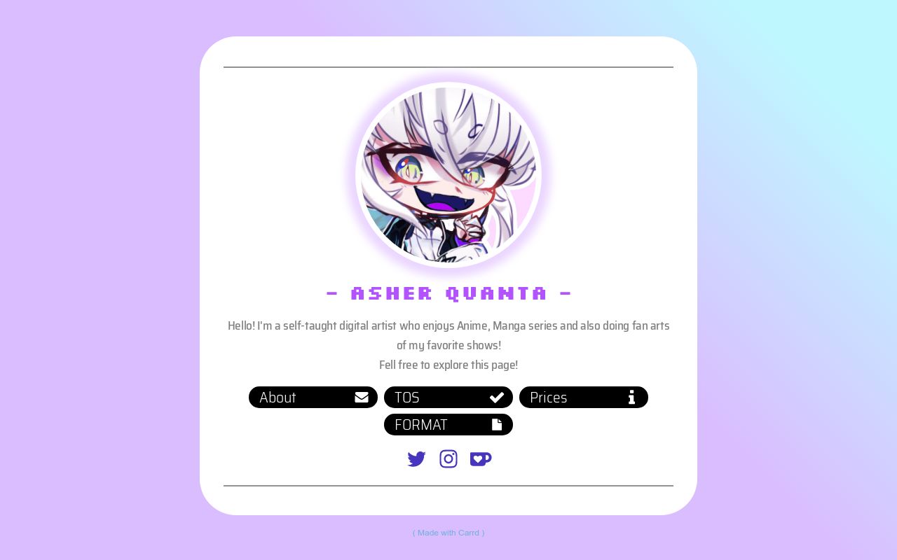 Asherquanta's commission